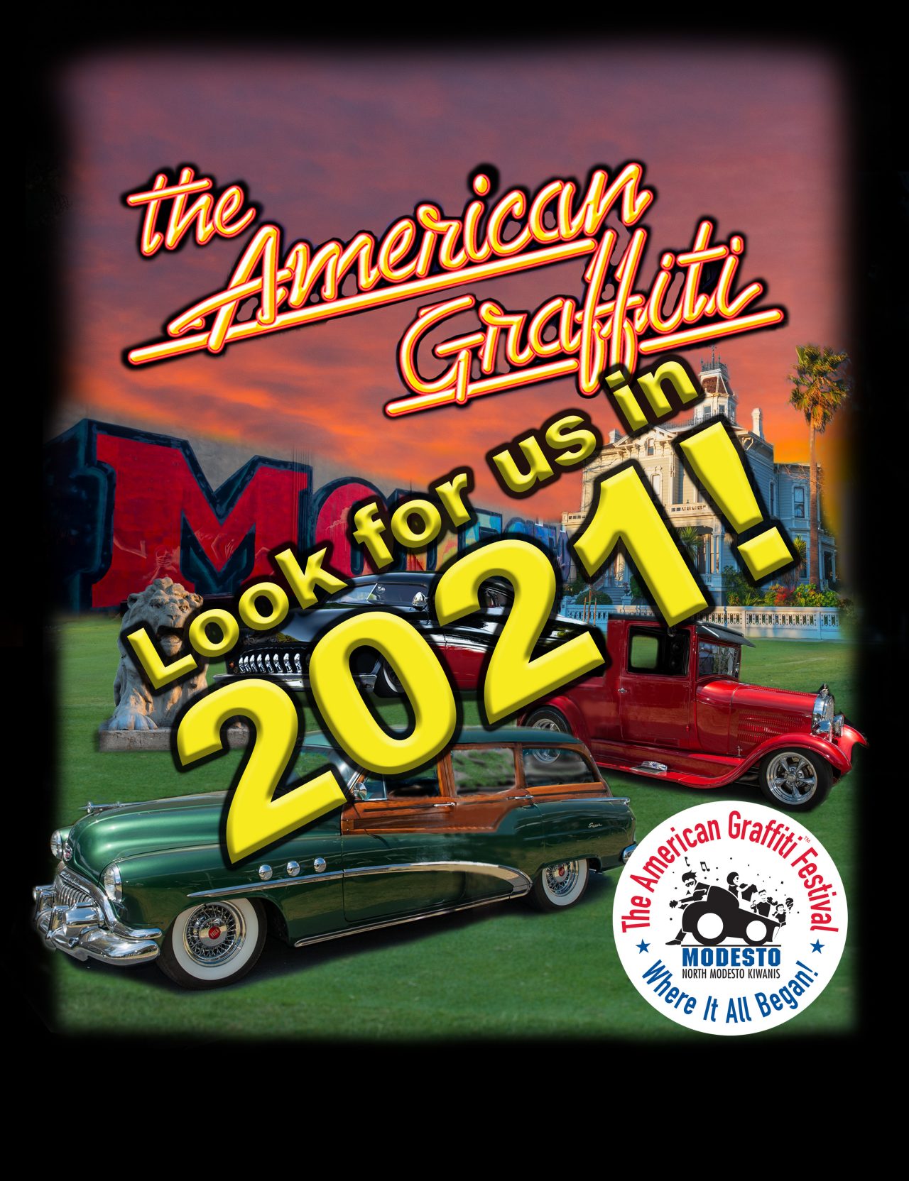 Save the Date - American Graffiti Festival by N.Modesto Kiwanis