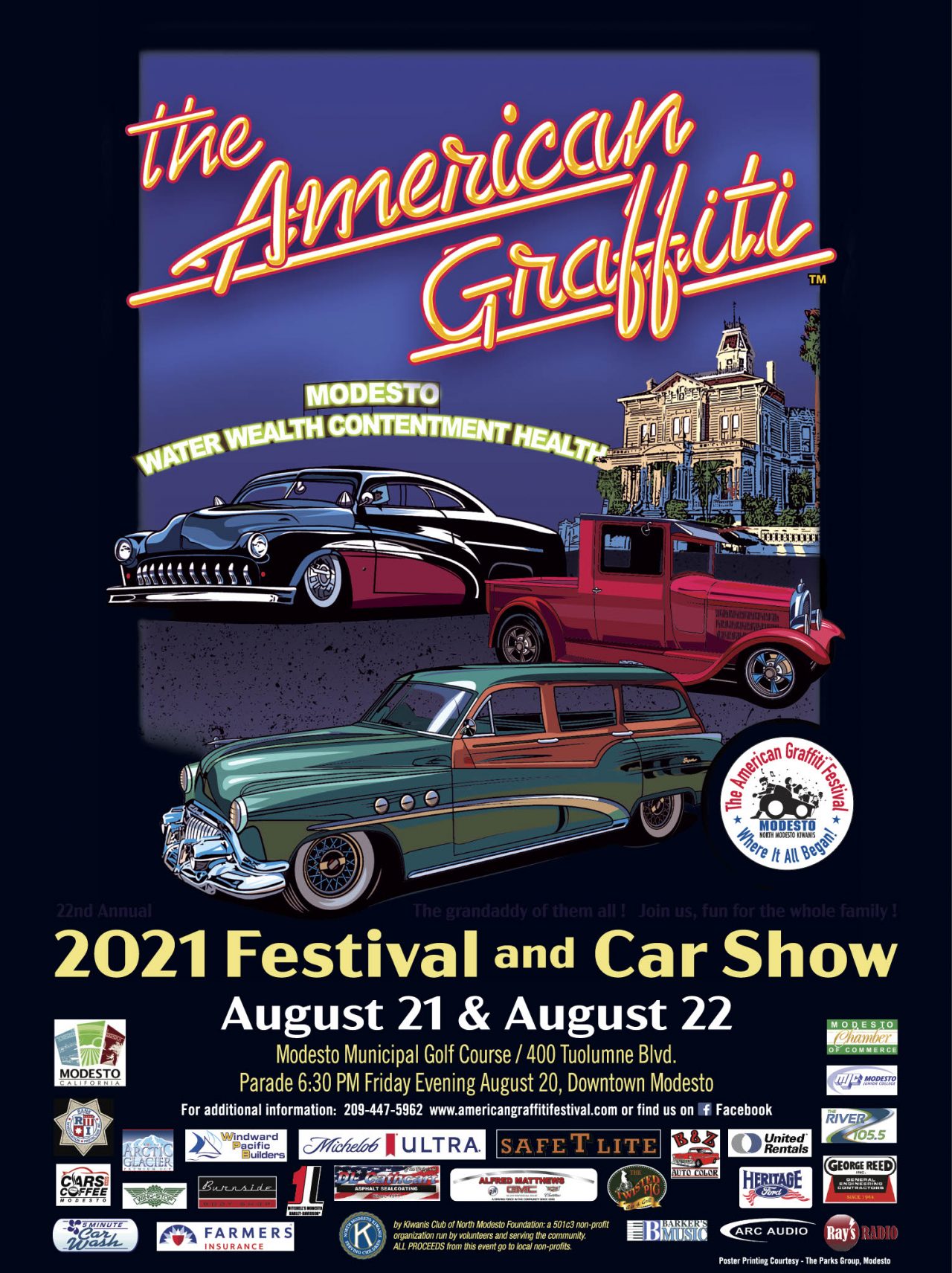 Save the Date - American Graffiti Festival by N.Modesto Kiwanis